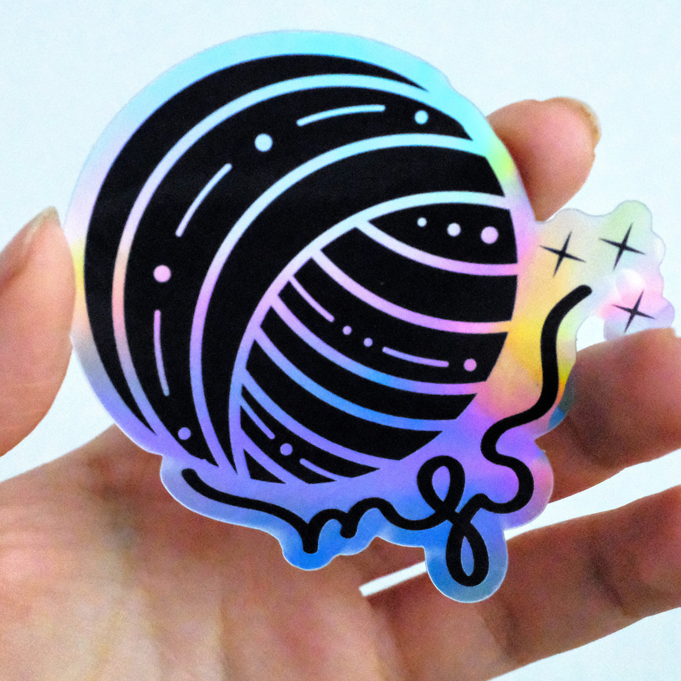 Magic Yarn Ball Sticker – MADfibers Studio