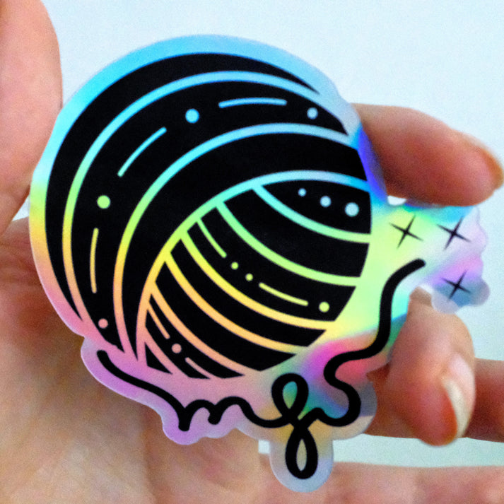Magic Yarn Ball Sticker – MADfibers Studio